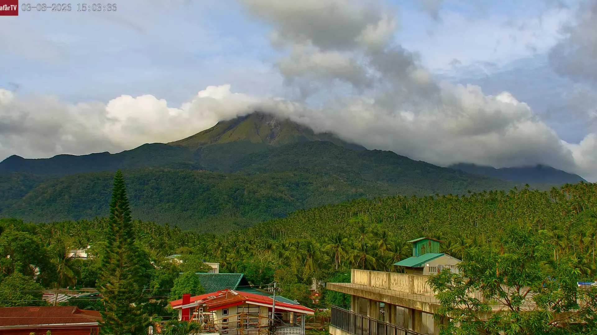 Mt. Bulusan Volcano Live Camera - Sorsogon, Philippines